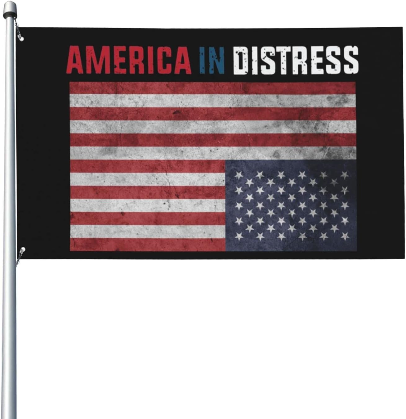America In Distress Flags Funny Flag Outdoor Banner For Home Garden ...