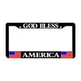 America License Frame Patriotic Flag Car Cover Black Metal License For ...