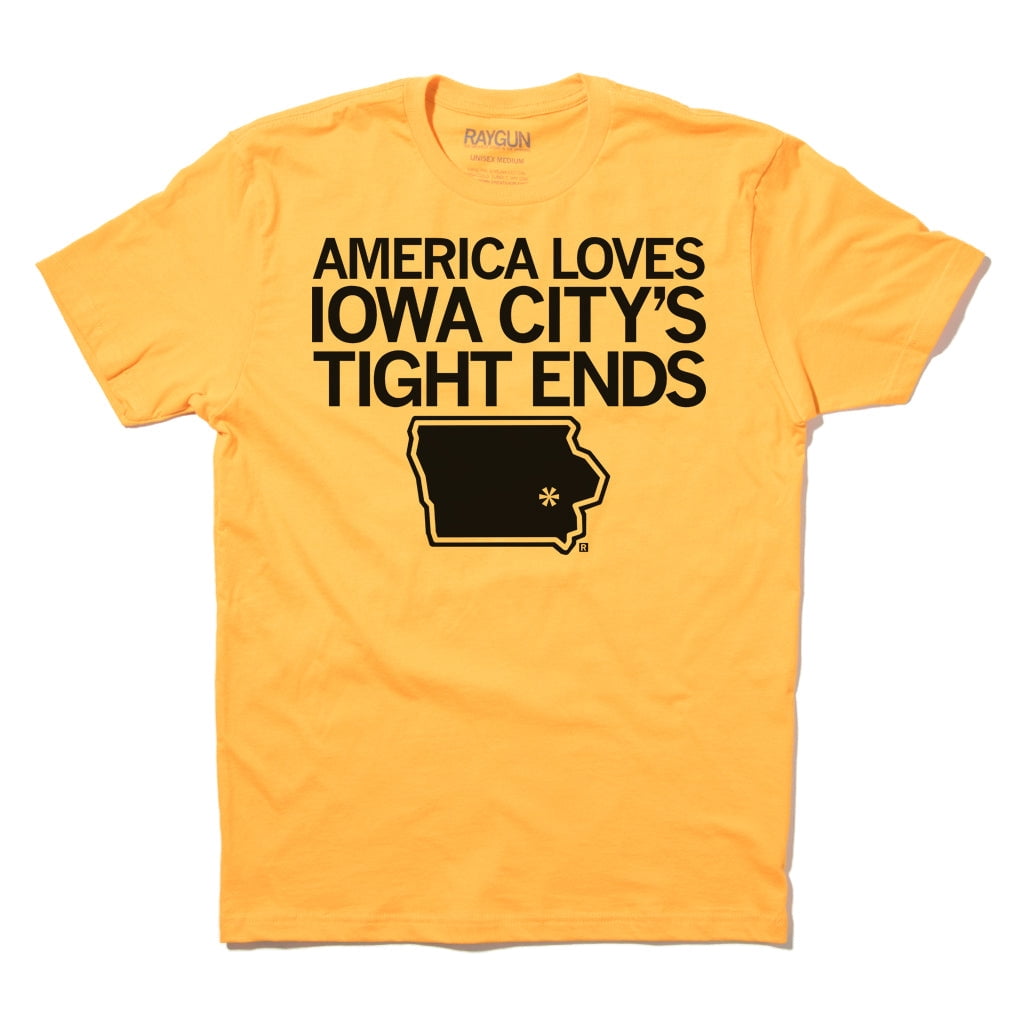 America Loves Iowa City Tight Ends Graphic Tee TShirt Gift - Walmart.com