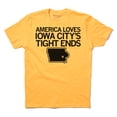 America Loves Iowa City Tight Ends Graphic Tee TShirt Gift - Walmart.com