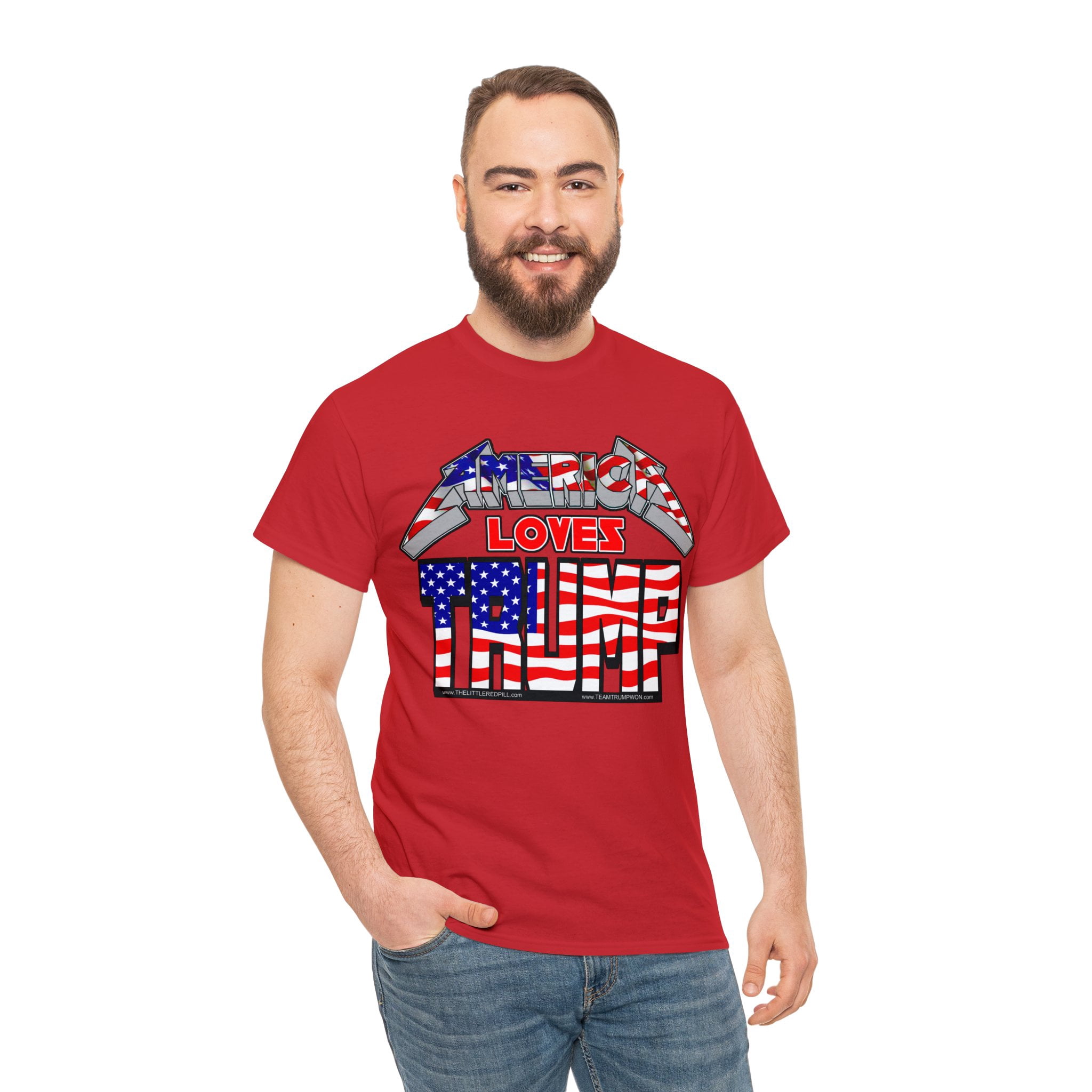 America Loves Trump 2024 unisex Short Sleeve Tee - Walmart.com