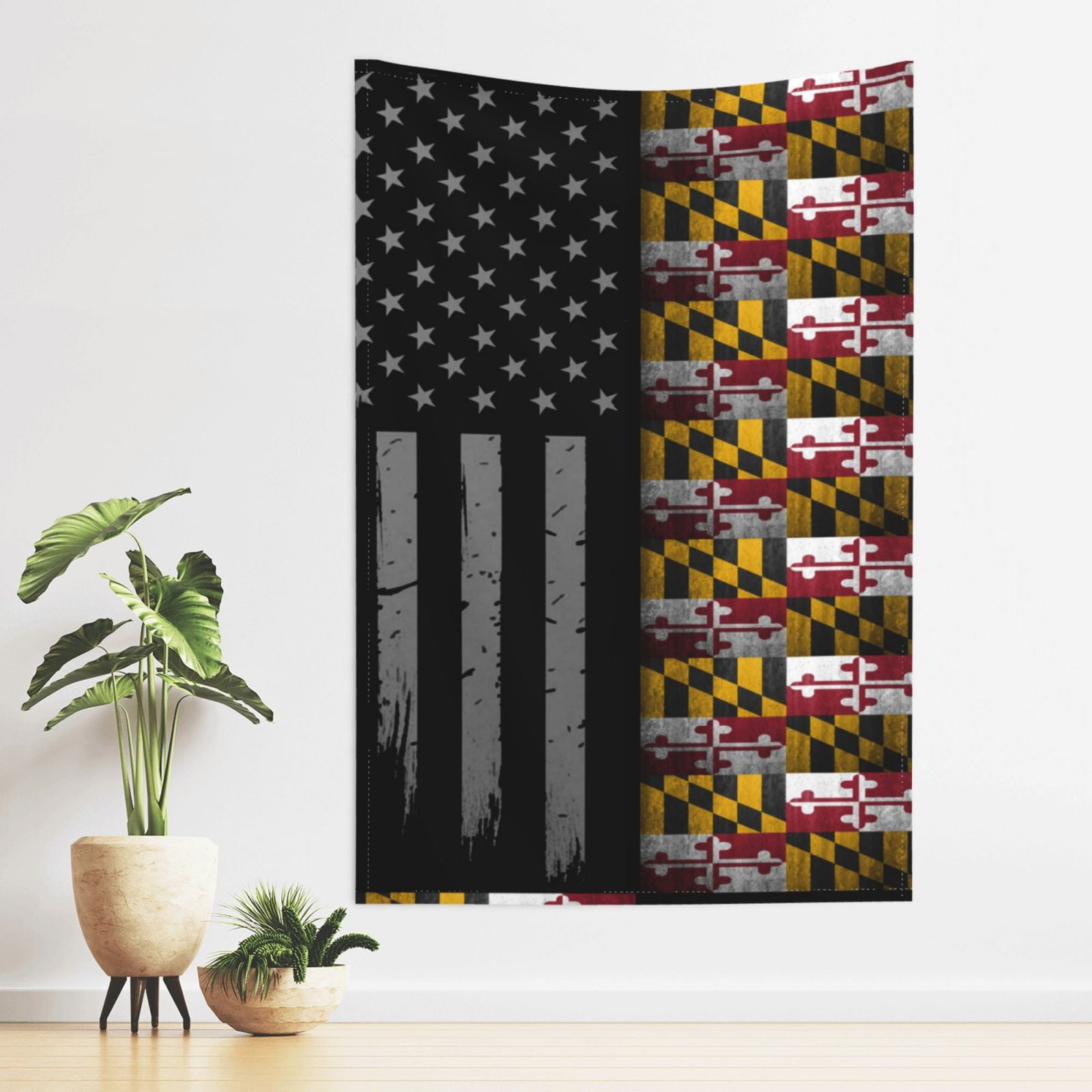 America Maryland Flagtapestry For Bedroom Aesthetic Tapestry Wall ...