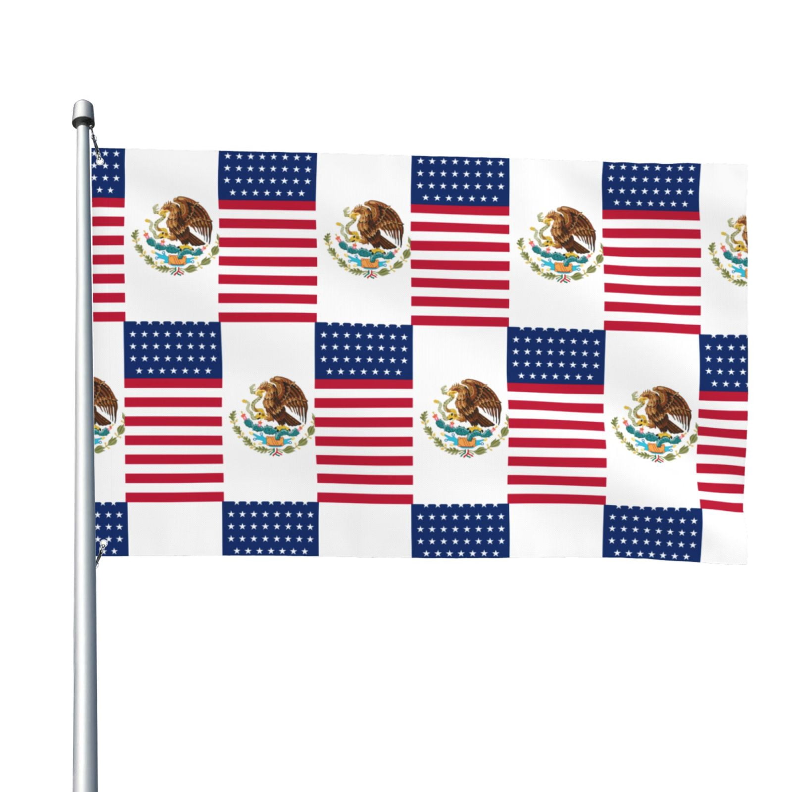 America Mexican Flag Flag 4x6ft Cool Funny Flag Banner For Dorm Bedroom ...
