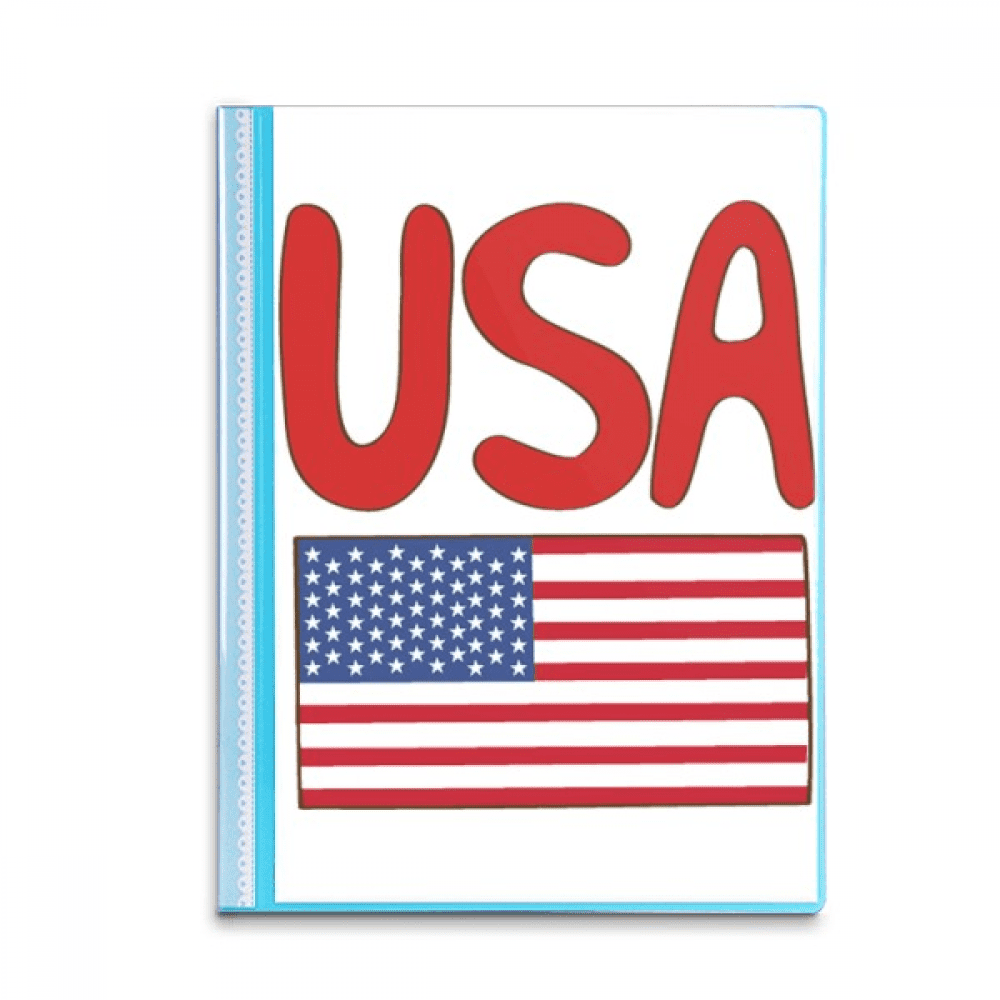 America National Flag Red Pattern Book Sheet Protectors Portfolio ...