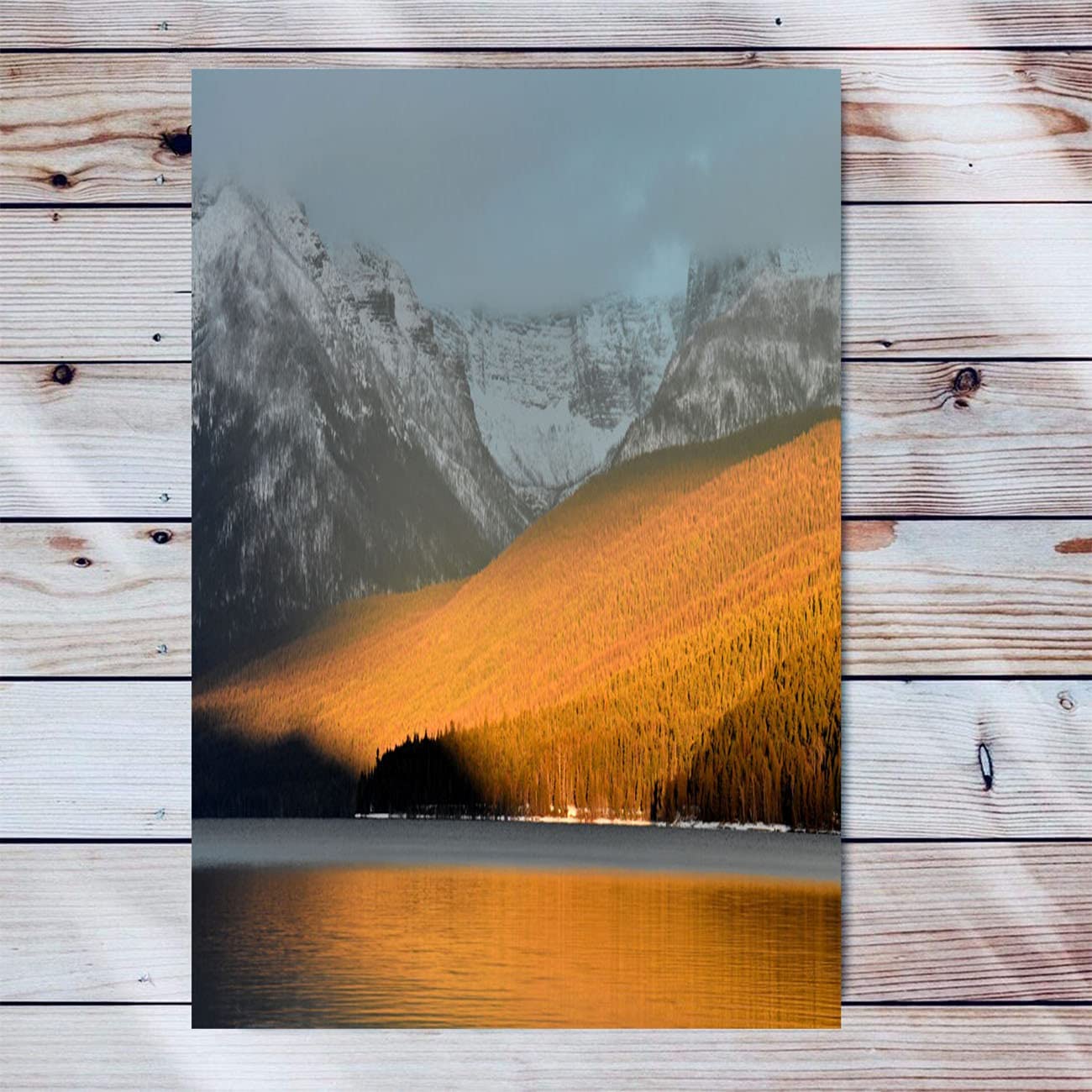 America Nature Landscape Canvas Wall Art Artwork Wooden Frame Painting ...