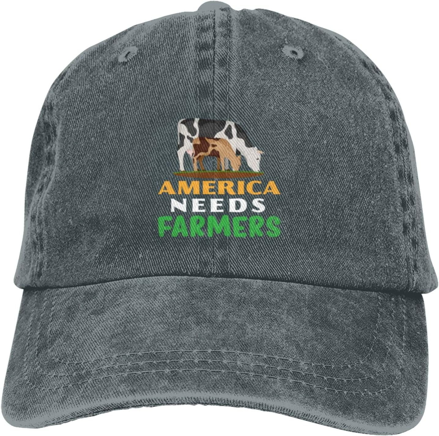 America Needs Farmers Baseball Cap Make Farmers Great Again Trucker Hat ...