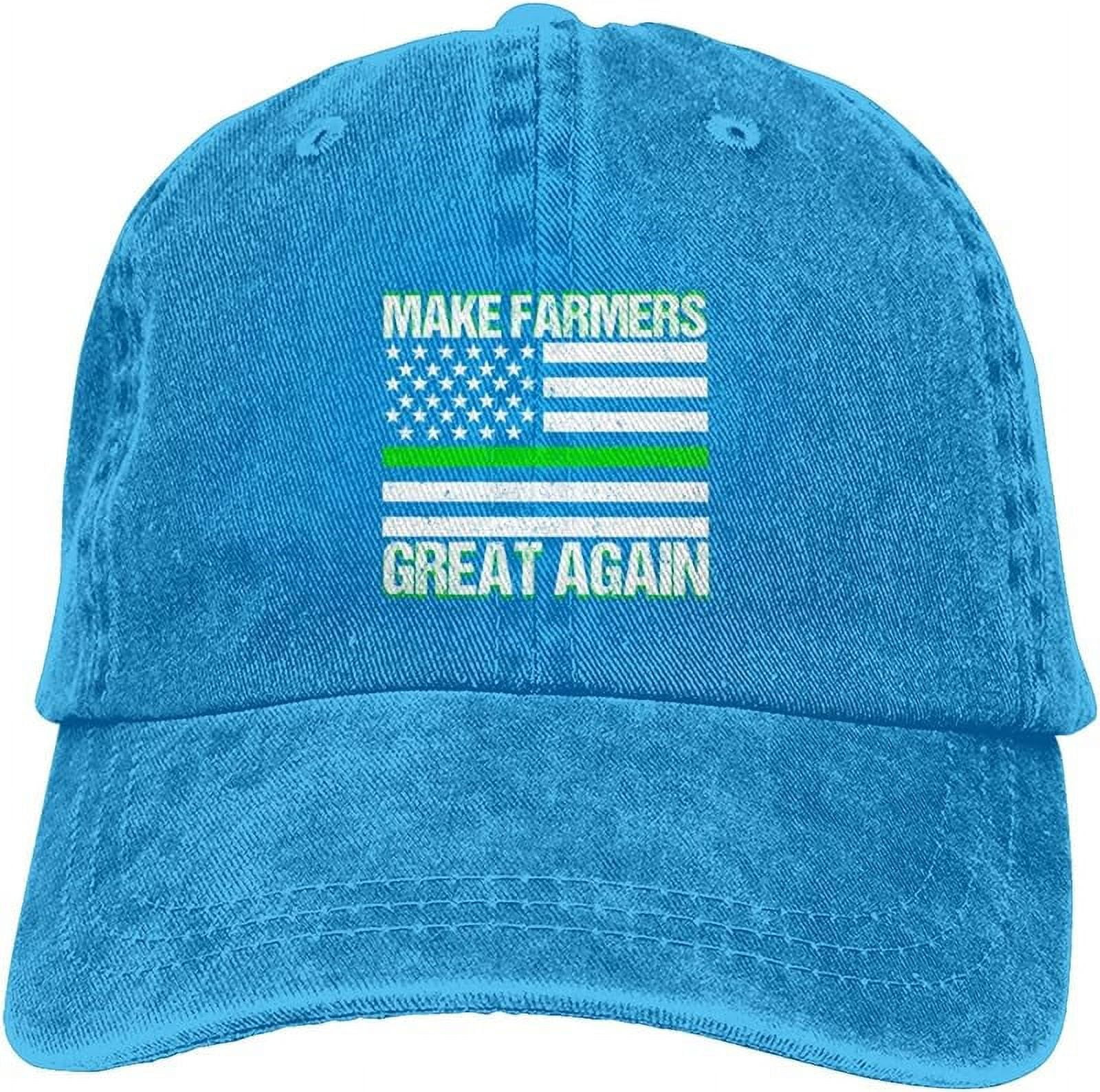 America Needs Farmers Baseball Cap Make Farmers Great Again Trucker Hat ...