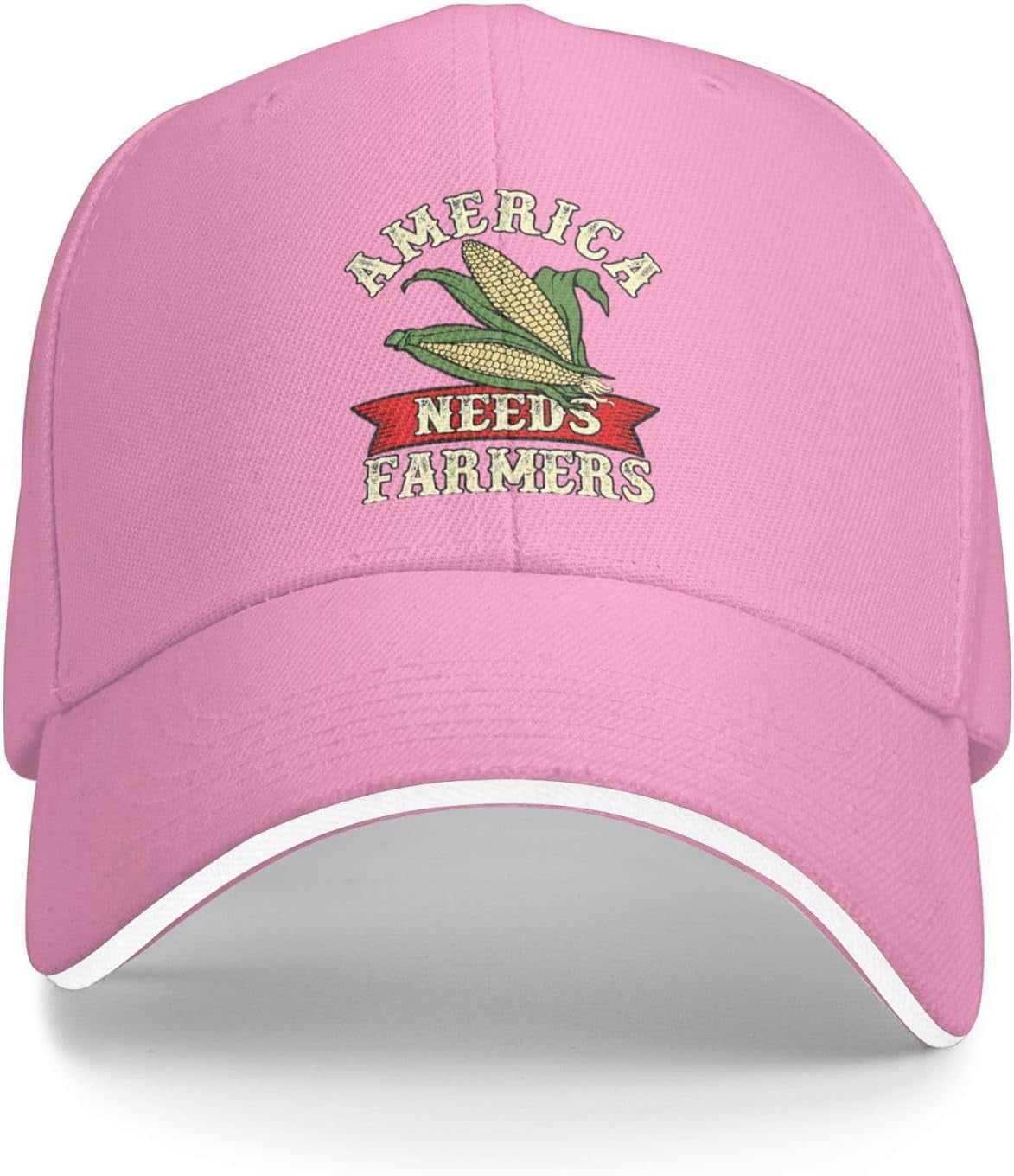 America Needs Farmers Funny Farmer Farming Gifts Baseball Cap Trucker ...