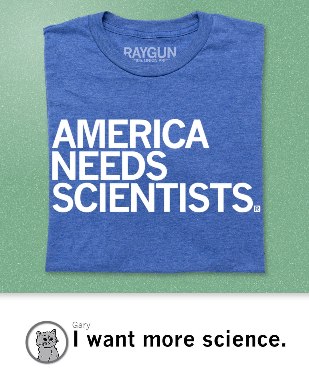America Needs Scientists Graphic Tee TShirt Gift - Walmart.com