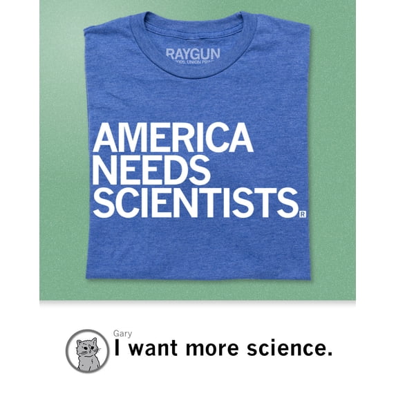 America Needs Scientists Graphic Tee TShirt Gift - Walmart.com