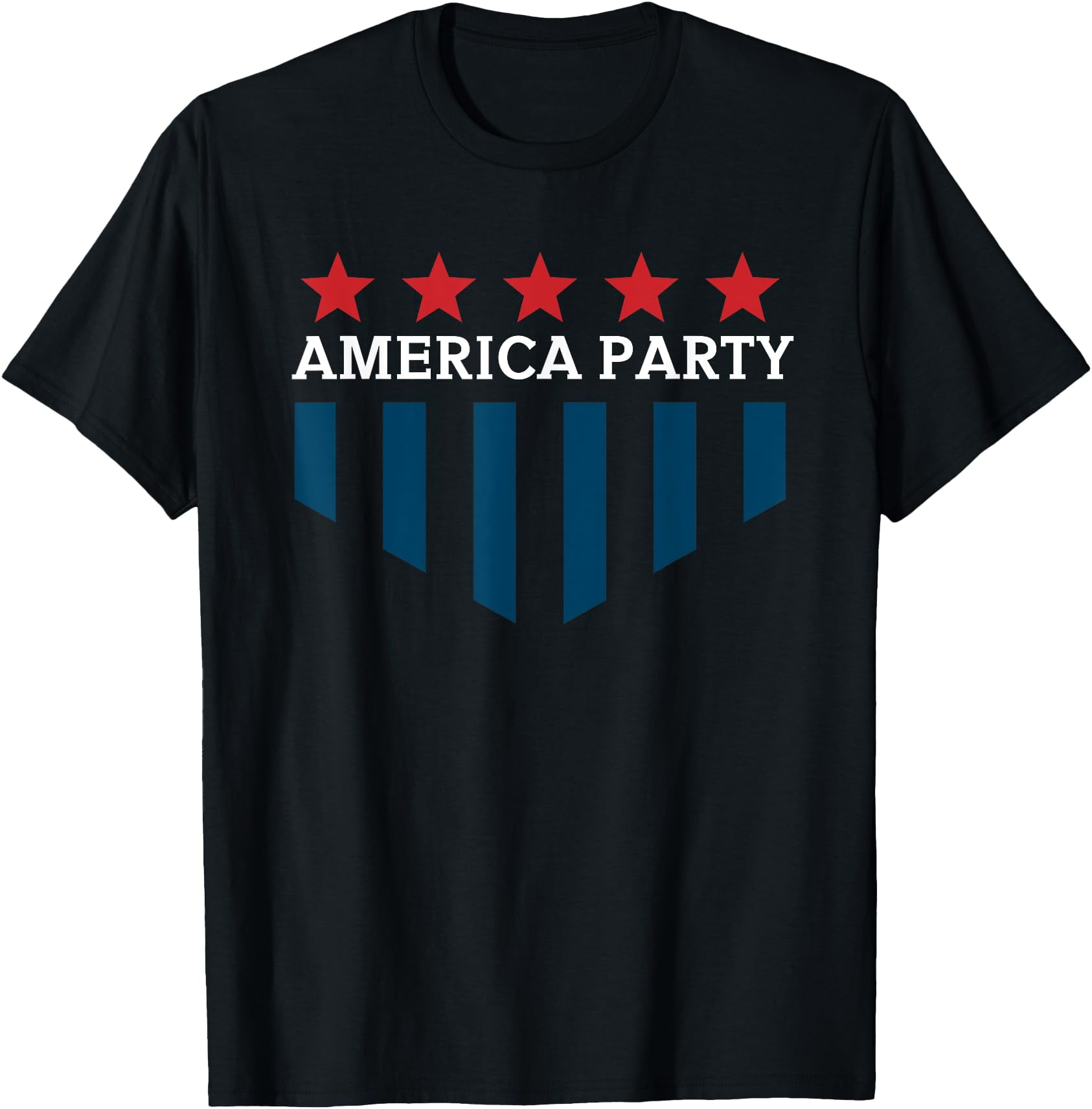 America Party Funny New USA Party New American Parties T-Shirt, America ...