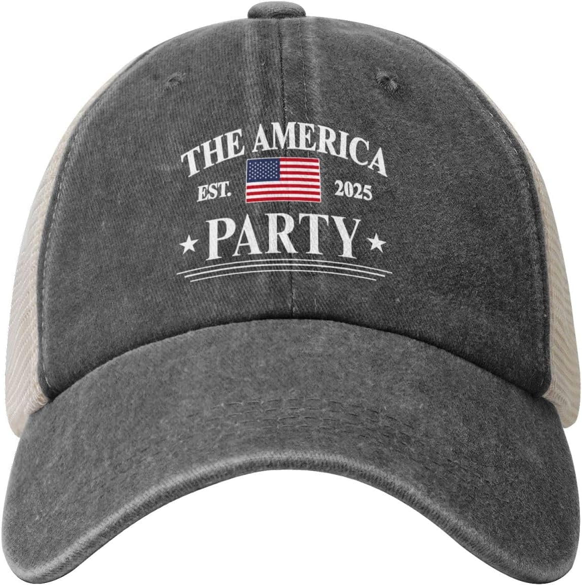 America Party New Political Party Cap 2025 Mesh Denim Hat - Walmart.com