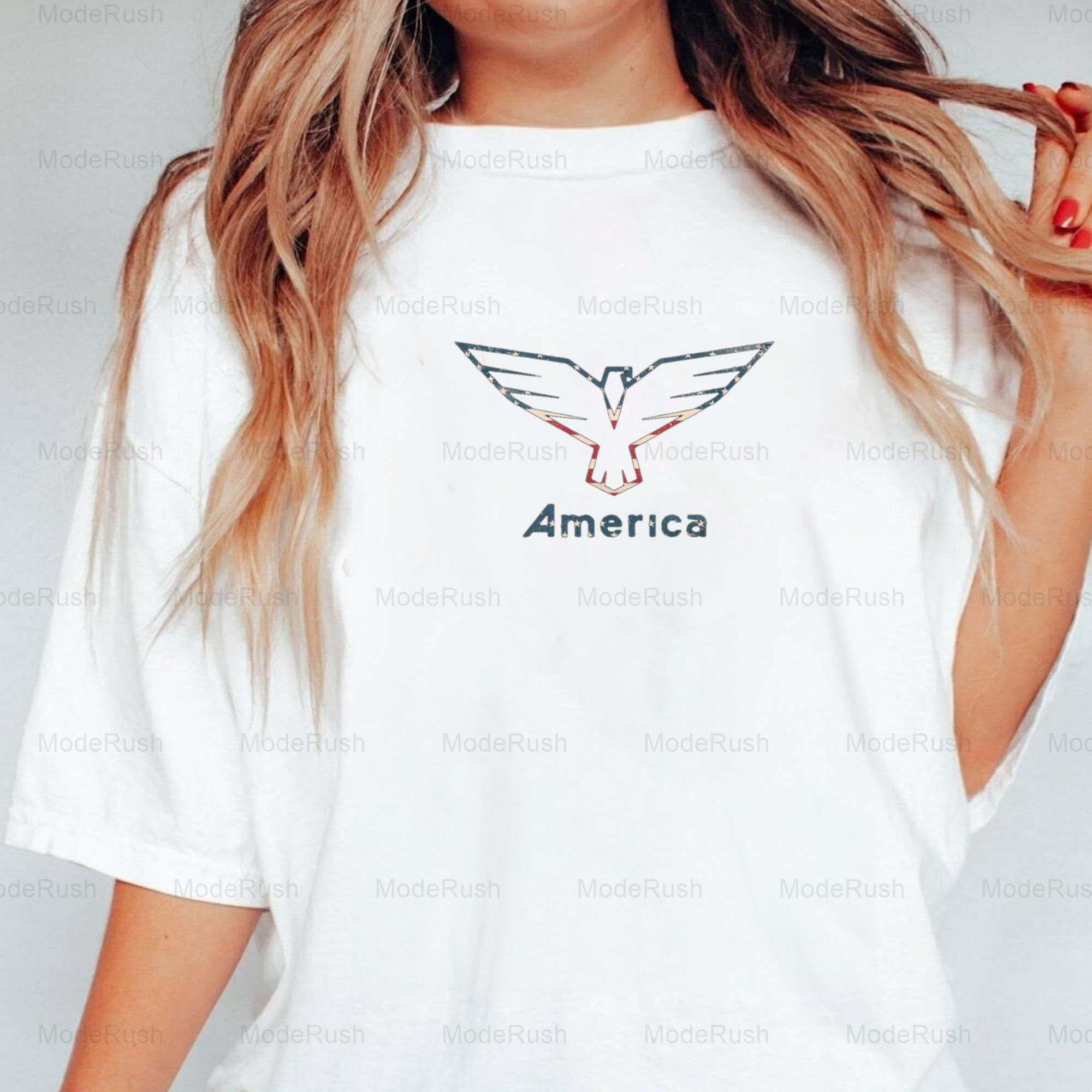 America Patriotic USA 4th Of July Freedom Graphic Design Style Unisex T ...