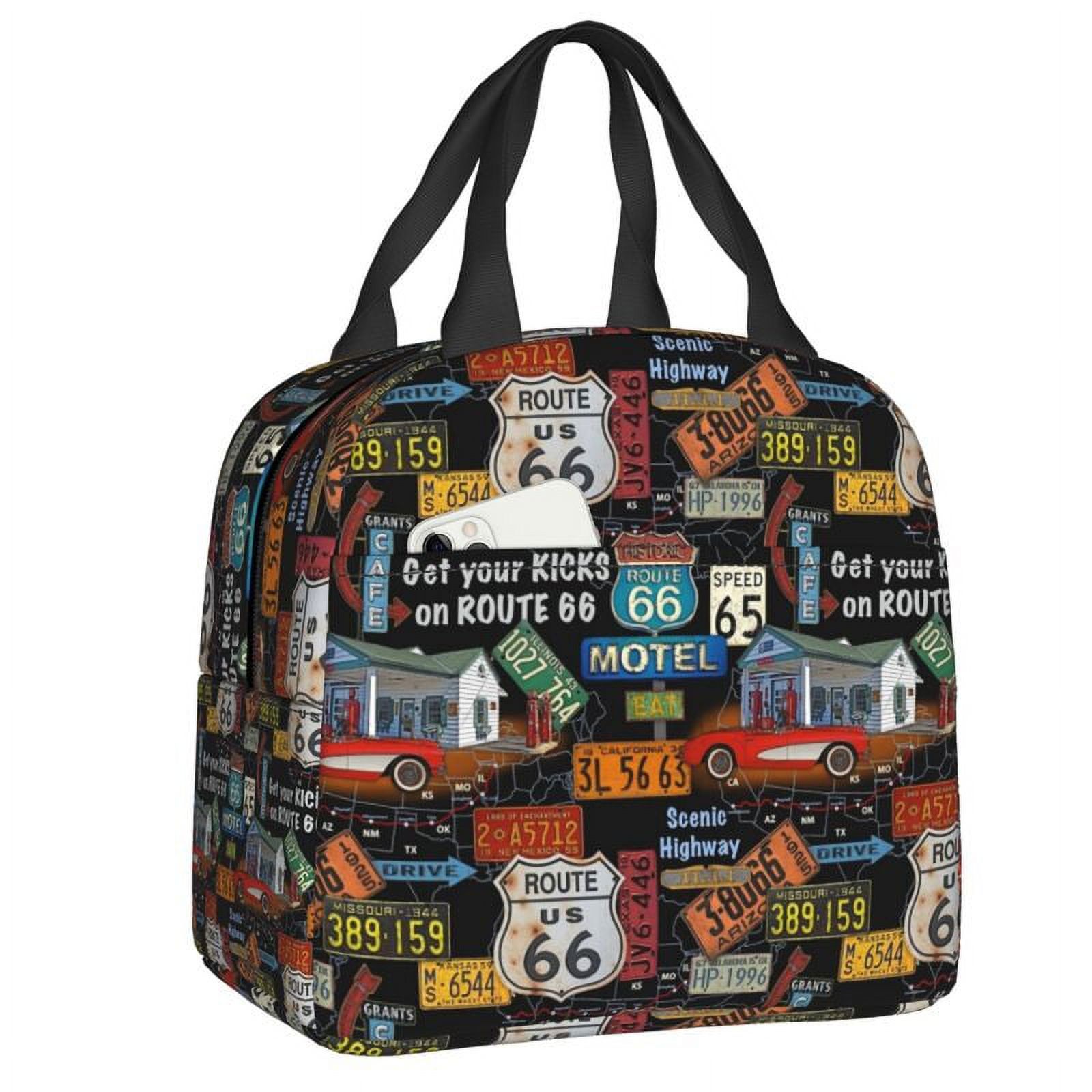 America Road Lunch Box Women Waterproof Cooler Thermal Food Insulated ...