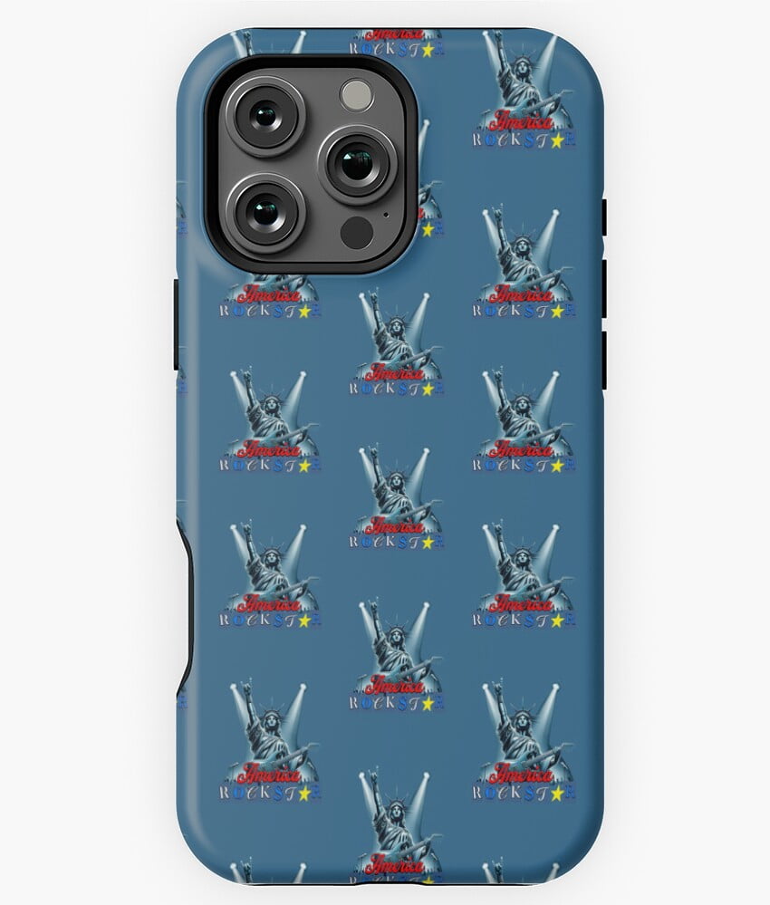America Rockstar Patriotic Phone Case for iPhone 16 15 14 13 12 11 Pro Max - Walmart.com