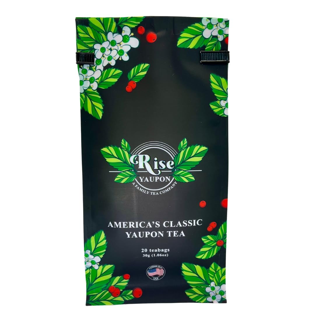 America'S Classic Yaupon Holly Tea, 20 Tea Bags, 1.06 Oz, Made With 100 ...