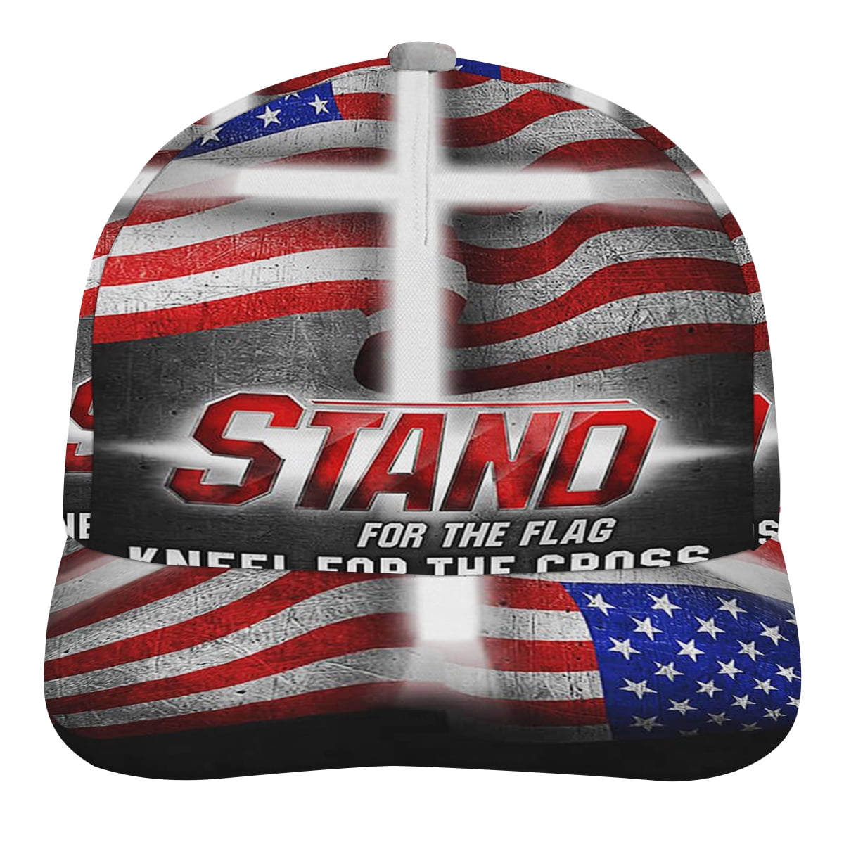 America Stand For The Kneel For The Cross baseball cap hat - Walmart.com