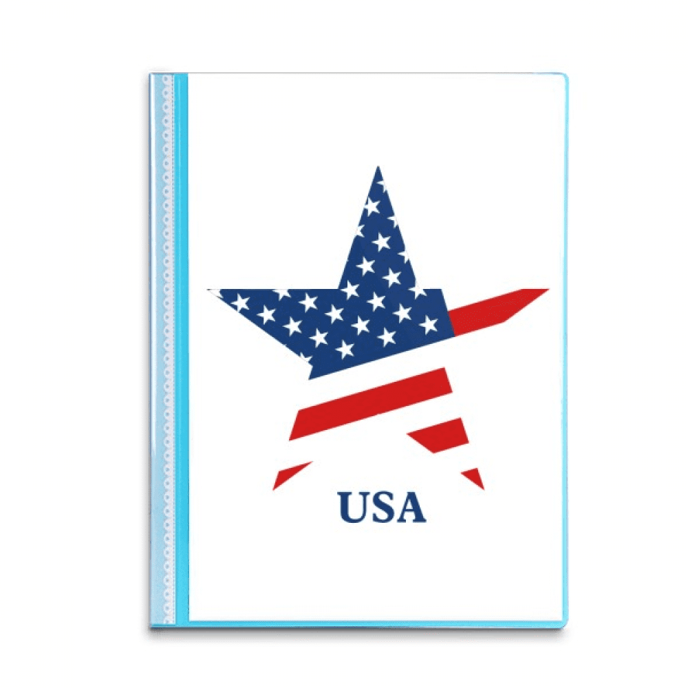 America Star Flag the USA Pattern Book Sheet Protectors Portfolio ...