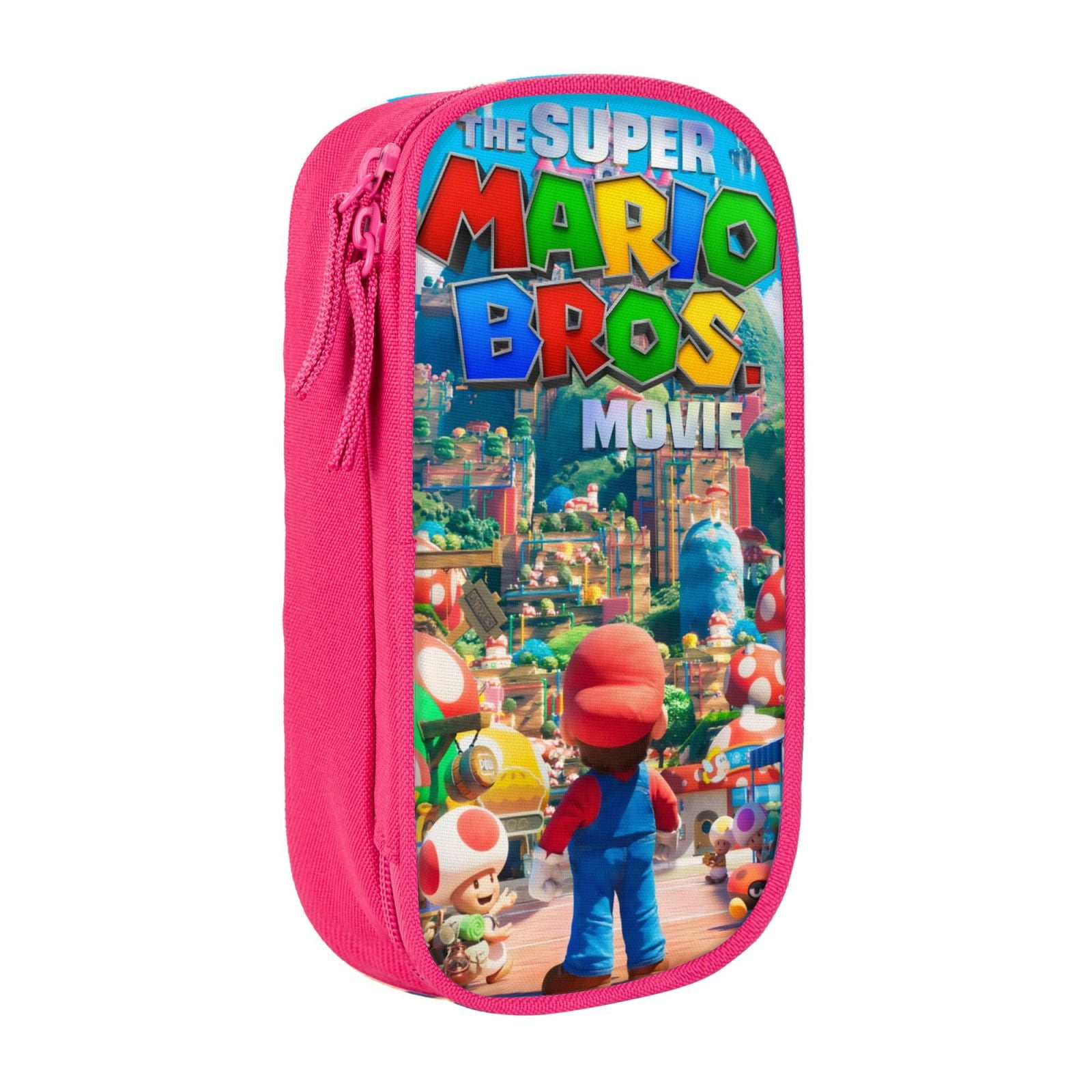 America Super Mario Poster Pencil Case,Pencil Pouch,Big Pencil Bag ...