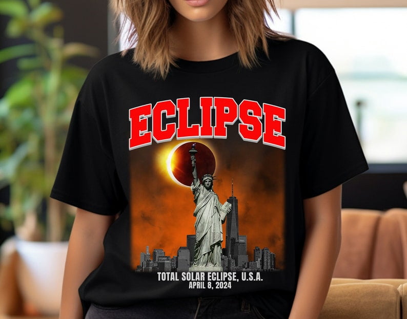 America Total Solar Eclipse 2024 Tshirt Design, Total Solar Eclipse ...