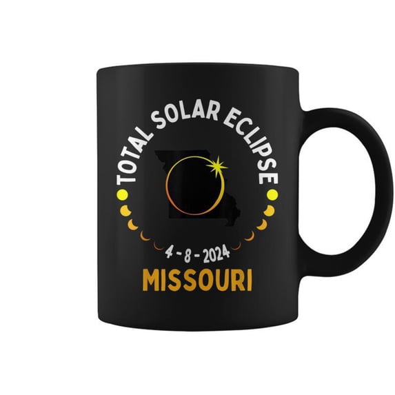 America Totality 04 08 24 Total Solar Eclipse 2024 Missouri Coffee Mugs ...