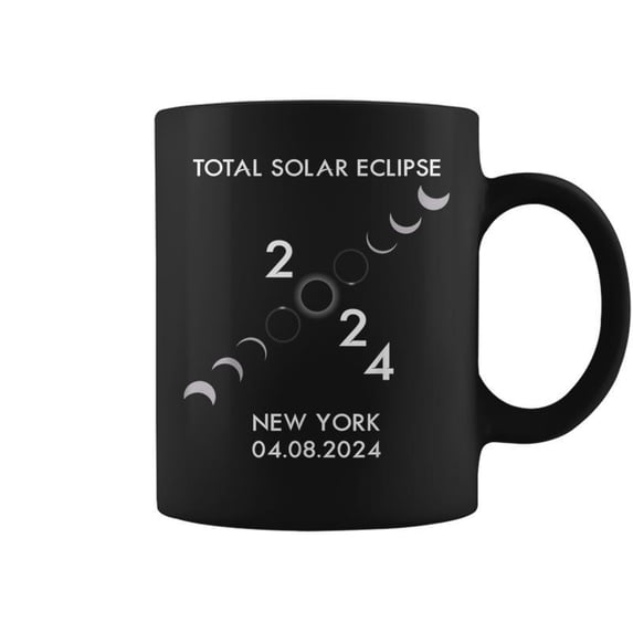 America Totality 40824 Total Solar Eclipse 2024 New York Coffee Mugs ...