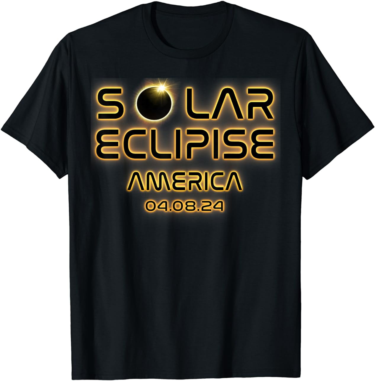 America Totality Spring 4.08.24 Total Solar Eclipse 2024 T-Shirt ...