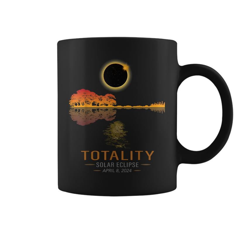 America Totality Spring 4 08 24 Total Solar Eclipse Guitar Coffee Mugs ...