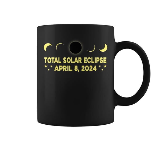 America Totality Spring Total Solar Eclipse April 8 2024 Coffee Mugs ...