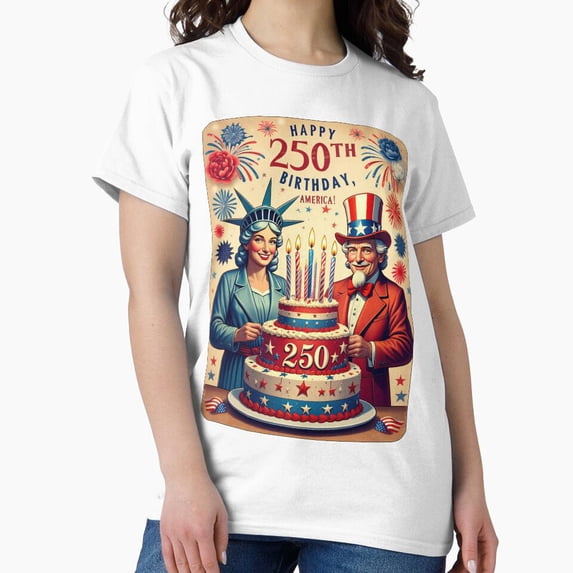 America Turns 250 Milestone Celebration Classic T-Shirt - Walmart.com