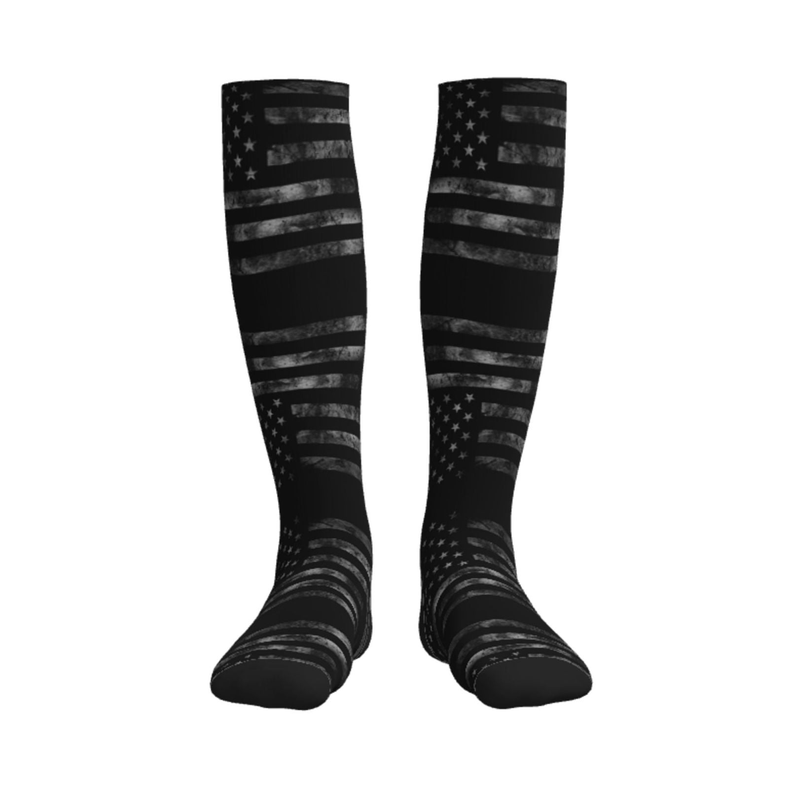 America Us Flag Retro Compression Socks for Women Men Circulation ...