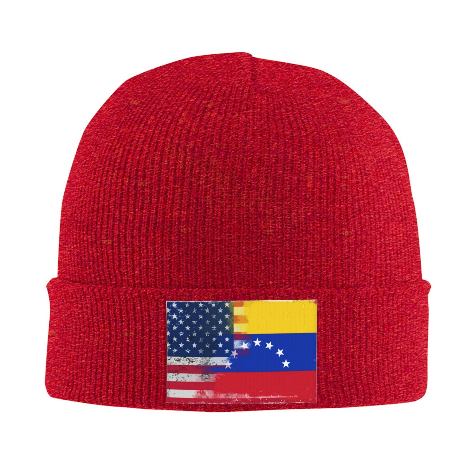 America Venezuelan Flag Watercolor Beanie Hat Men Women Warm Printed ...