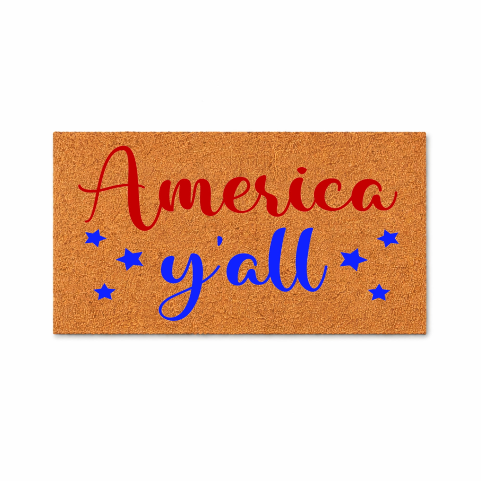 America y'all Doormat, Patriotic Welcome Entryway Mat, Indoor Outdoor ...