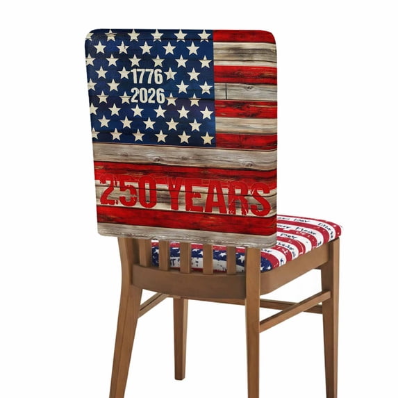 America Years Chair Back Covers Pack of 1, Independence Day Patriotic ...