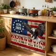 America Years Eagle Cabinet Curtains for Kitchen 35"W x 35"L ...