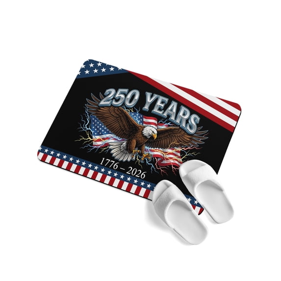 America Years Eagle Soft Diatomaceous Earth Mat, Independence Day ...