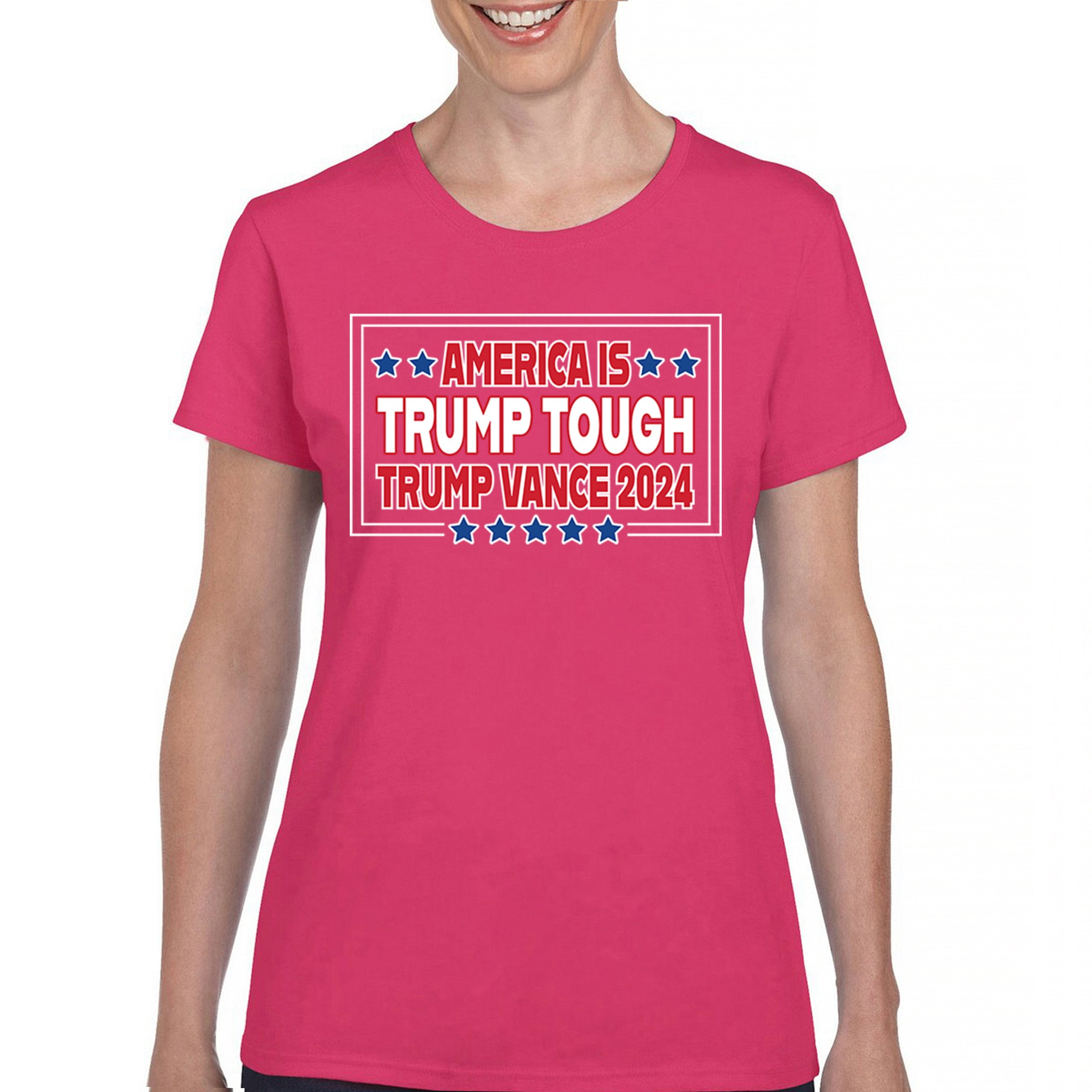 America is Trump Tough 2024 T-Shirt JD Vance MAGA 47 President Rally ...