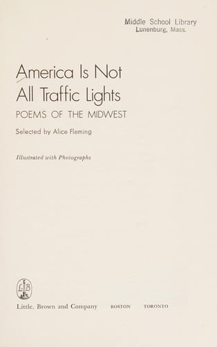Pre-Owned America is not all traffic lights: Poems of the Midwest ...