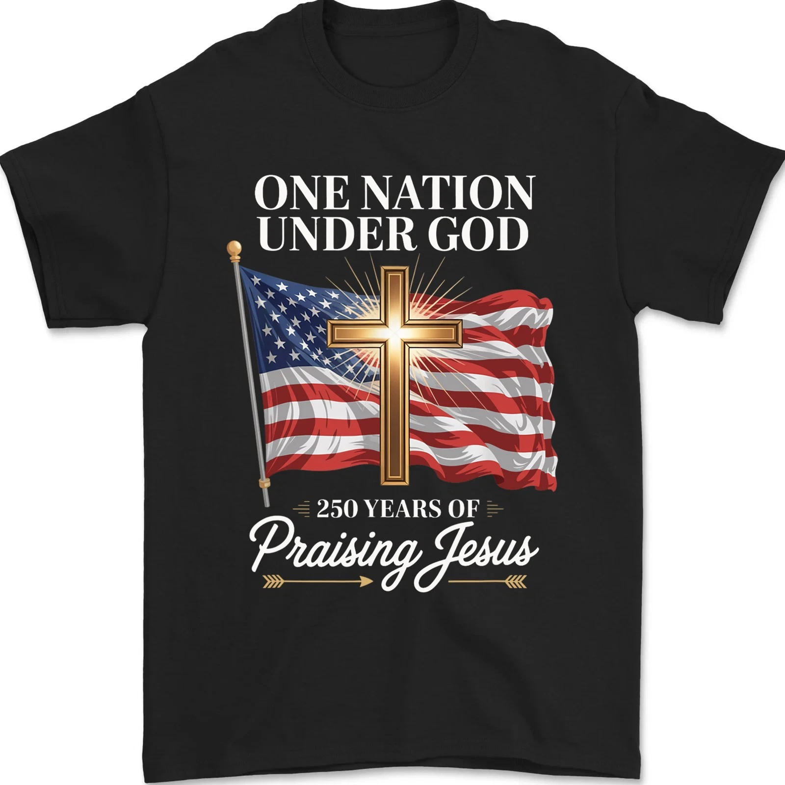 America's 250th Anniversary 250 Years of Blessing Christian Unisex T-Shirt - Walmart.com