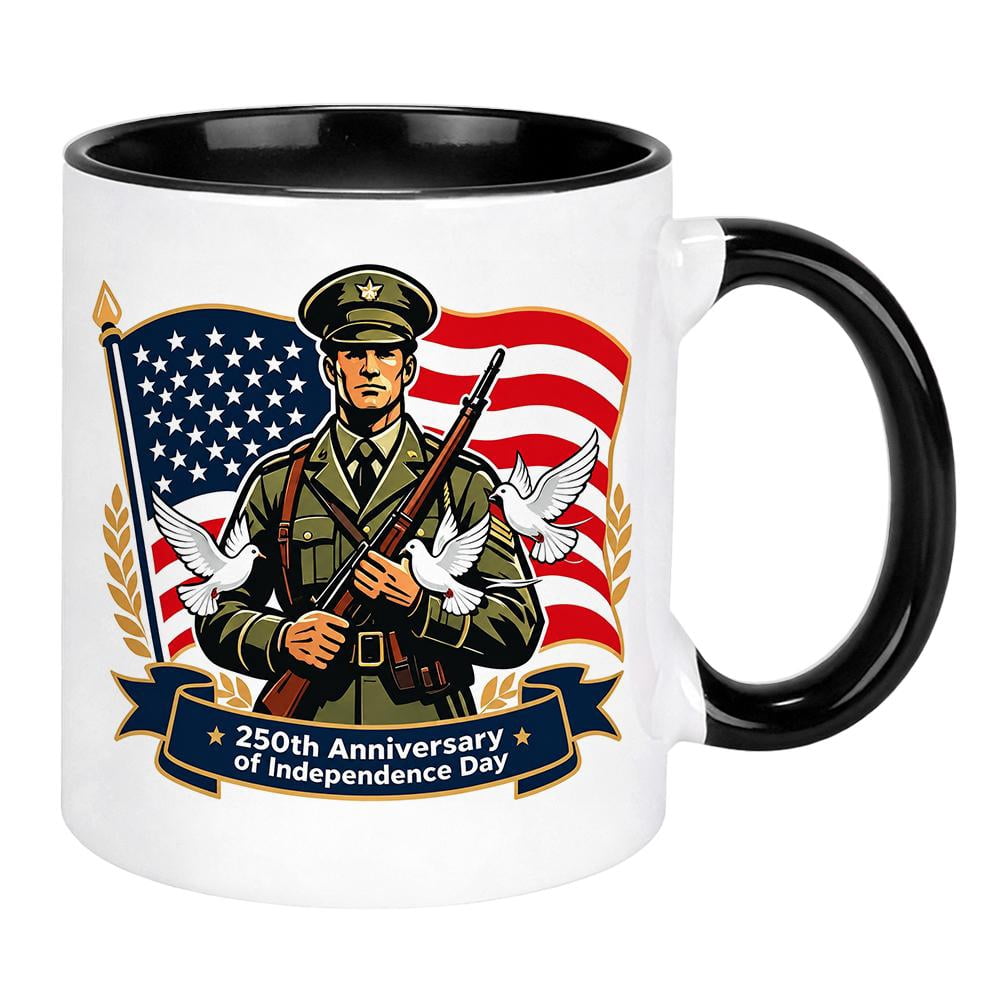 America's 250th Anniversary Mug (1776-2026) - Double Sided Ceramic ...