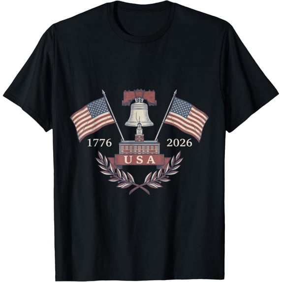 America's 250th Birthday 1776-2026 Liberty Bell Shirt Unisex S-5XL Hot ...