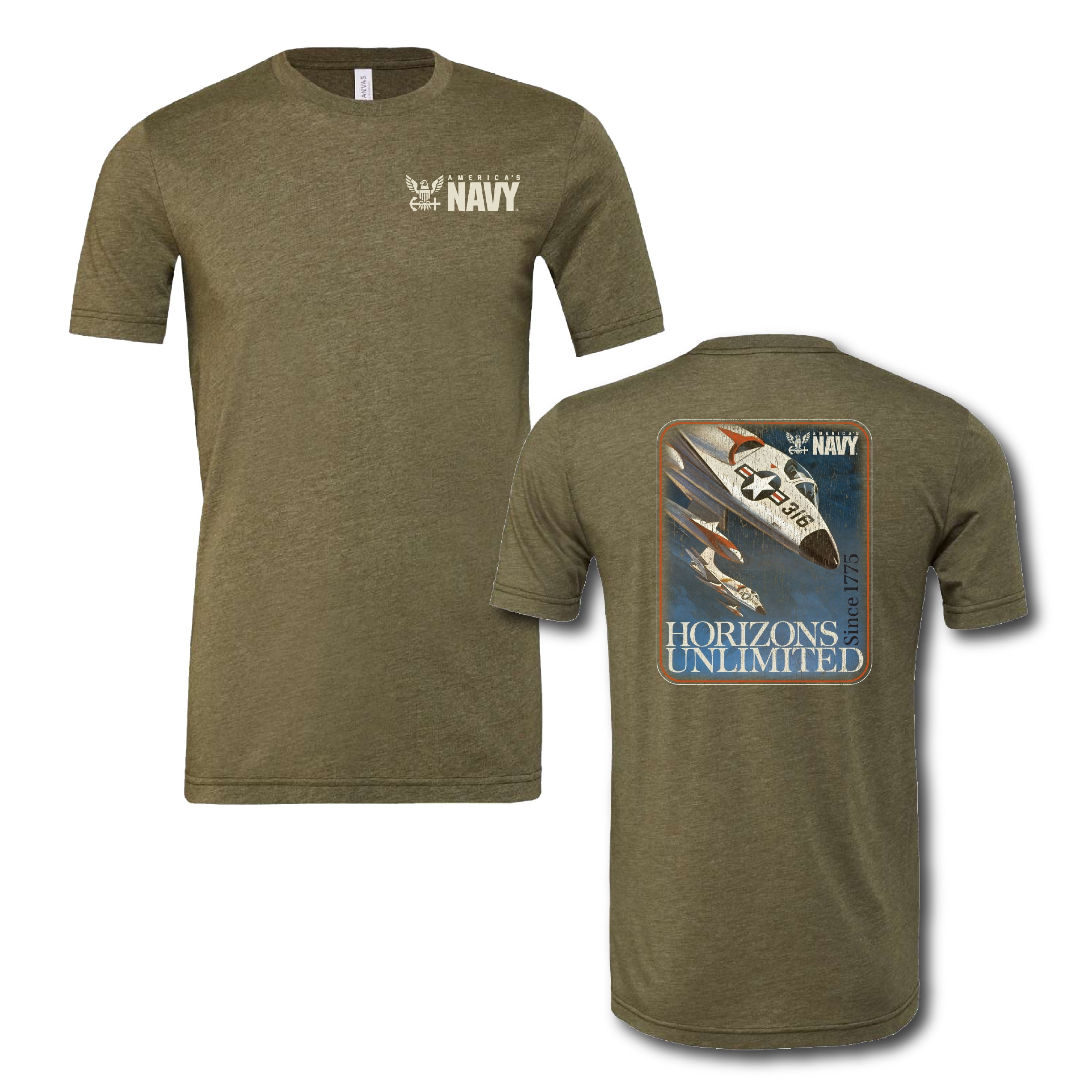 America's Navy® Horizons Unlimited Vintage Poster Tee | Officially ...