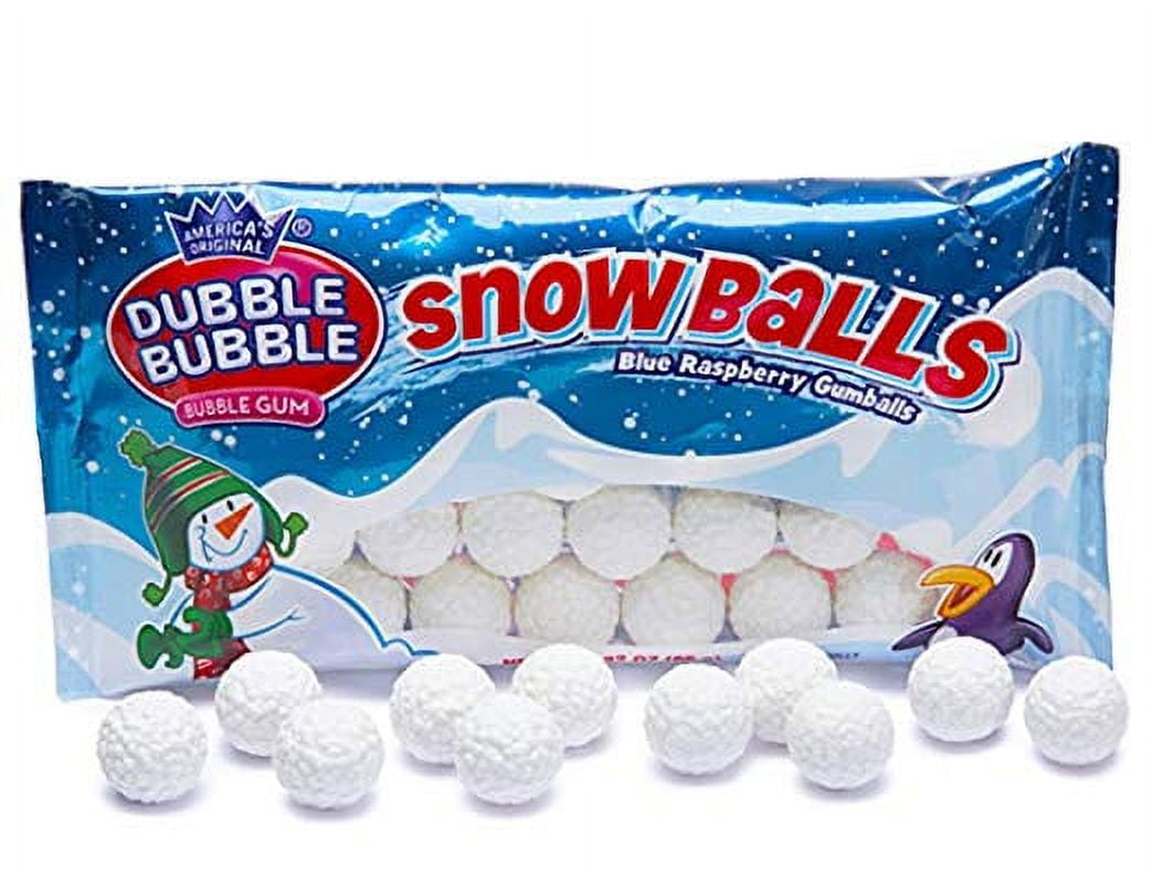 America's Original Dubble Bubble Snowballs Christmas Candy (Pack of 3 ...