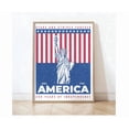 America's Semiquincentennial Poster 17762026. Patriotic USA Wall Art ...