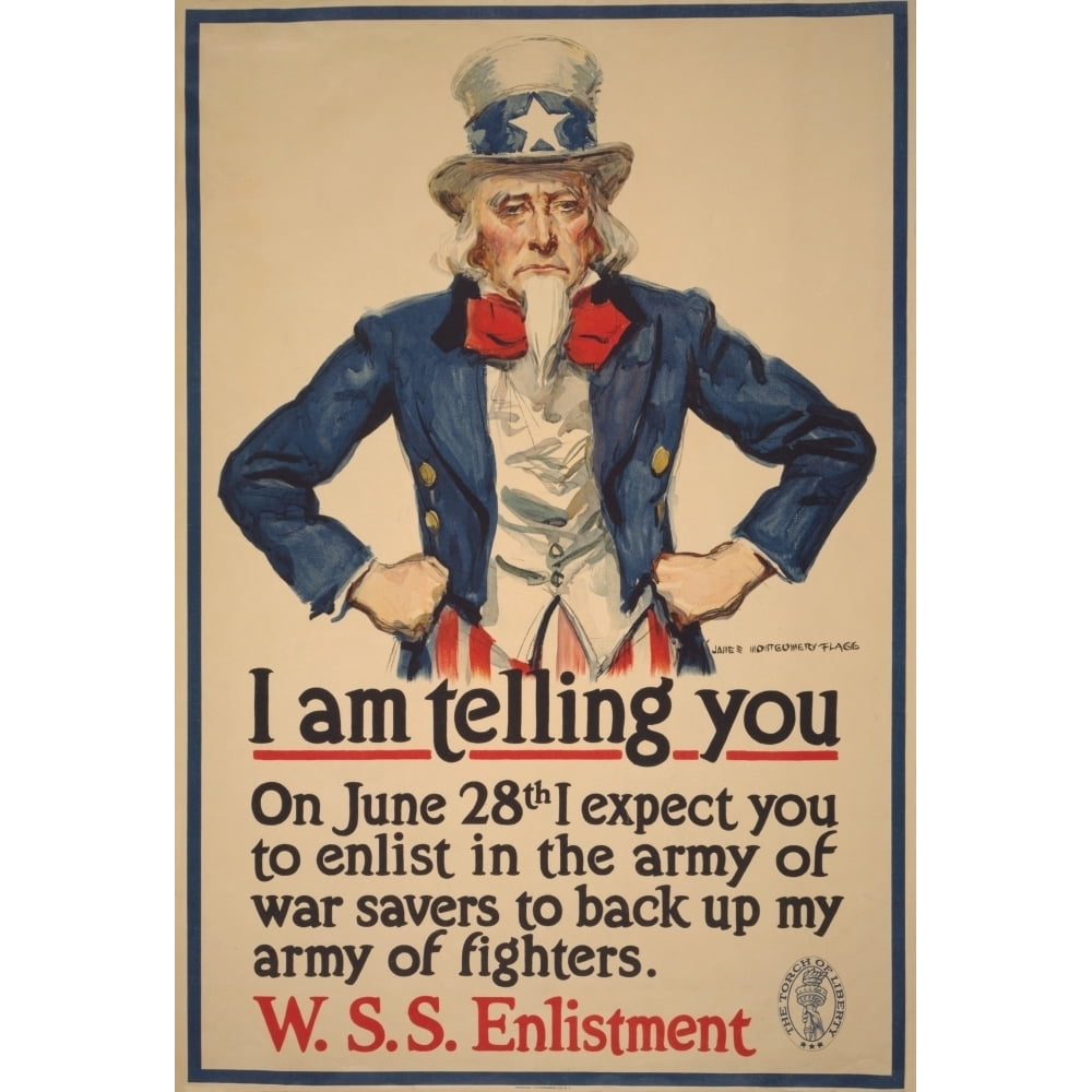American 1918 Ww1 Poster History (18 x 24) - Walmart.com