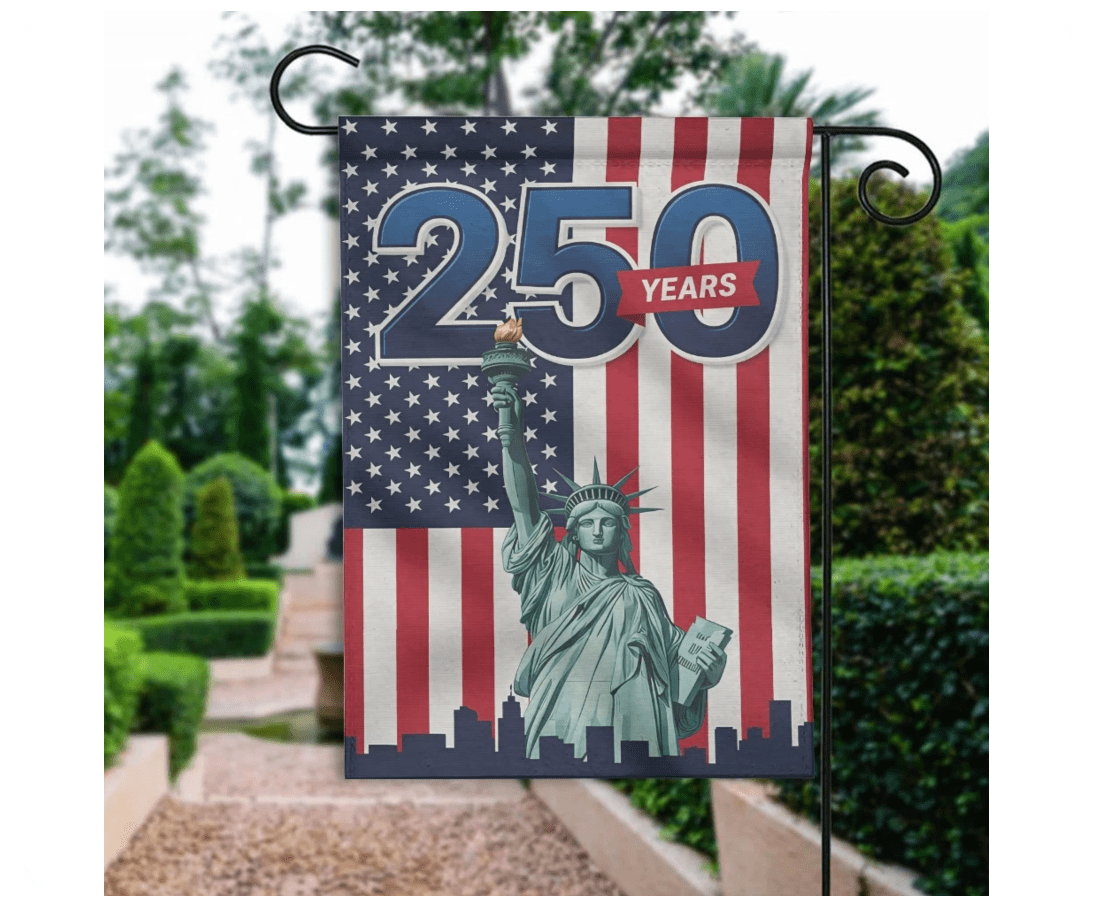 American 250 Years Of Blessings Flag Usa Semiquincentennial Patriotic ...