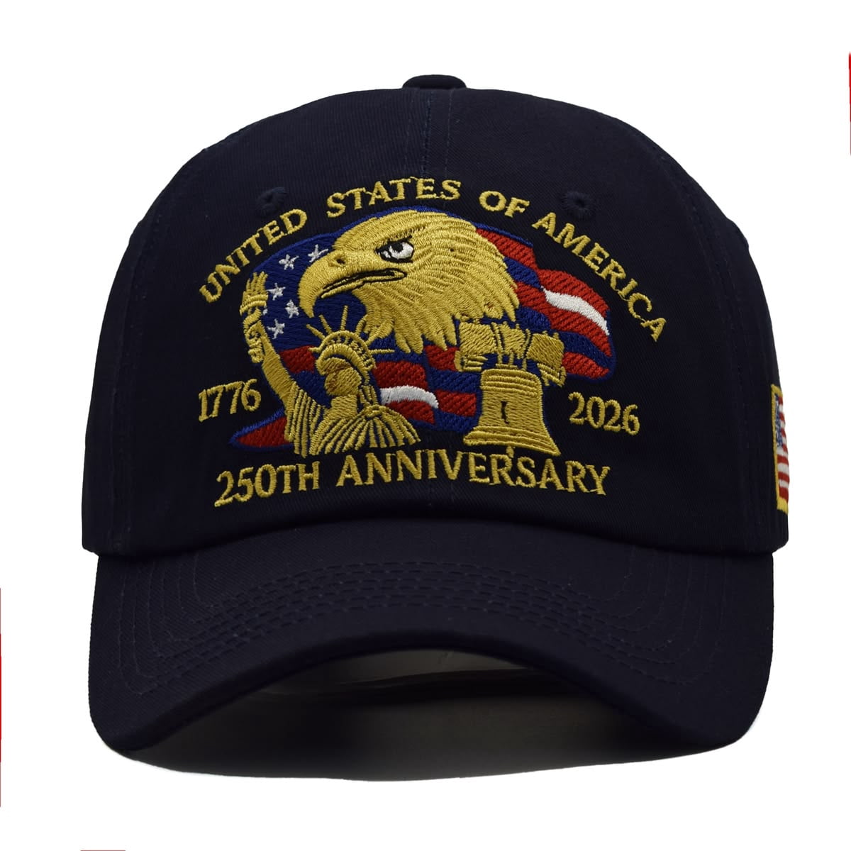 American 250Th Anniversary Baseball Cap, Embroidered Hat USA 250Th ...