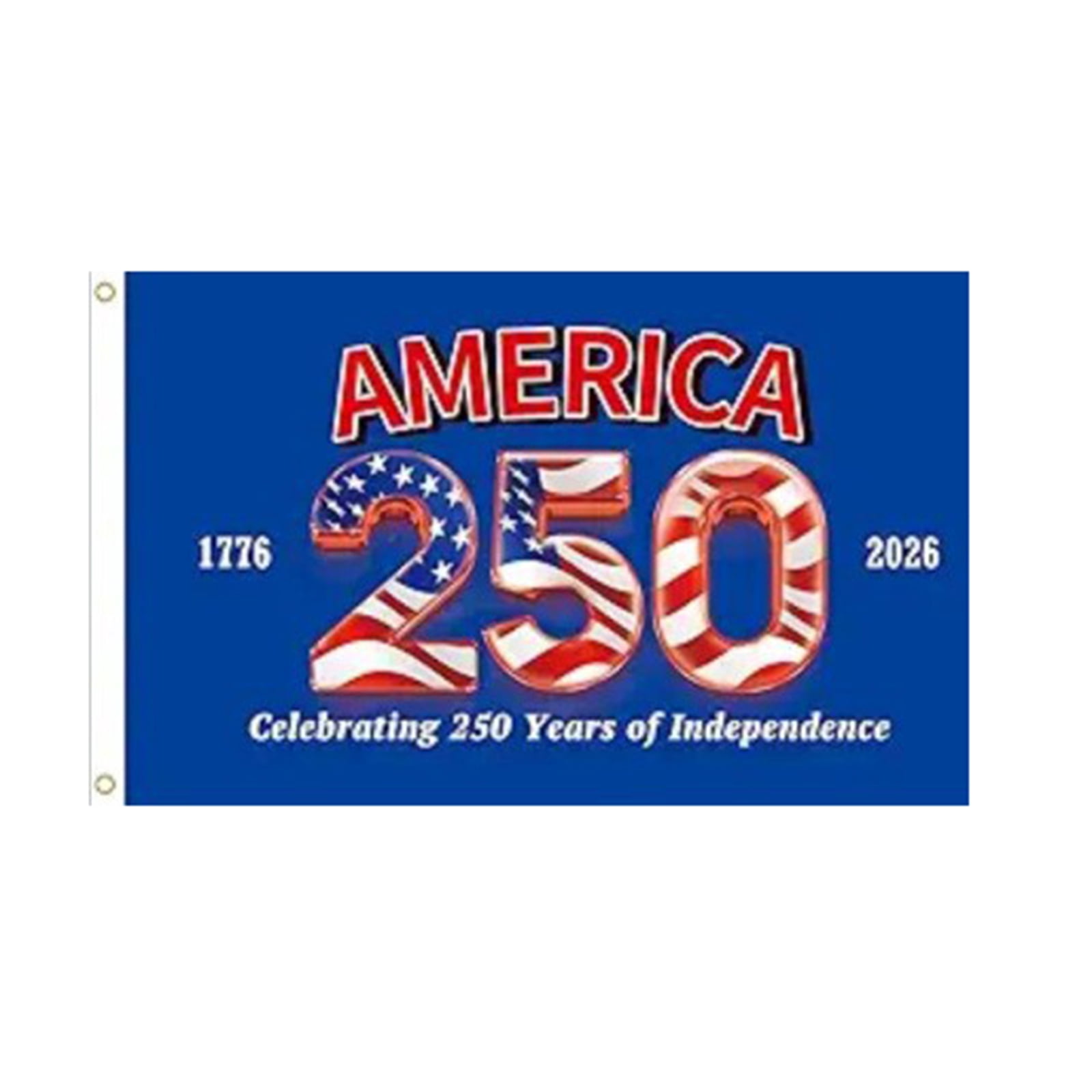 American 250Th Anniversary Commemorative Single-Sided Flag - Designed ...