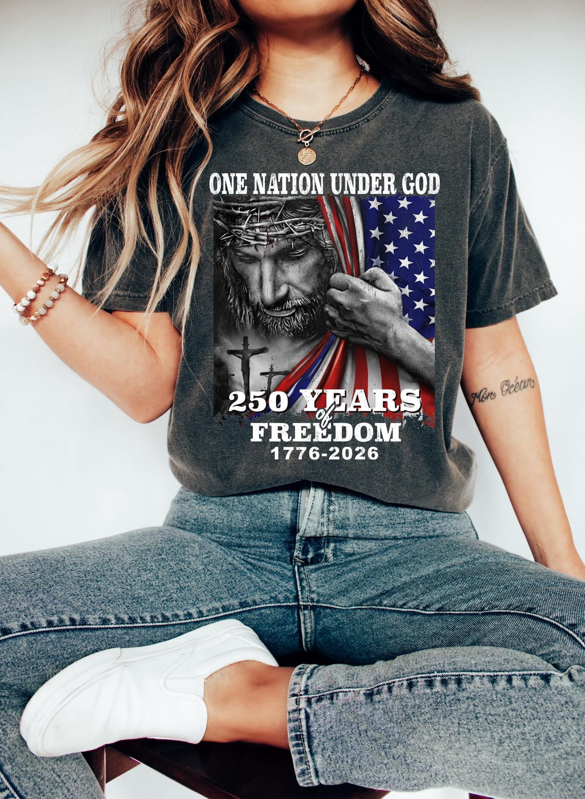 American 250th Anniversary Shirt Semiquincentennial Betsy Ross Flag Tee ...