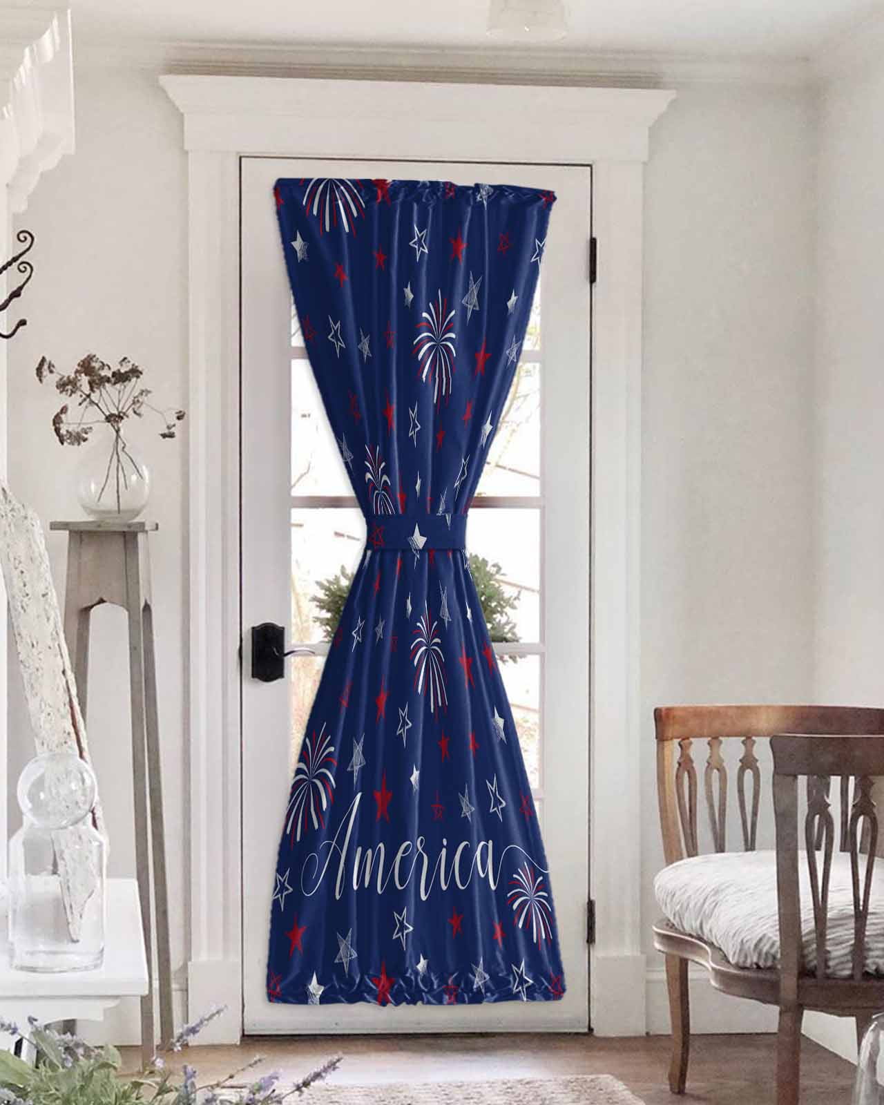 American 4th of July Door Curtains for Doorway Privacy,Blackout French ...